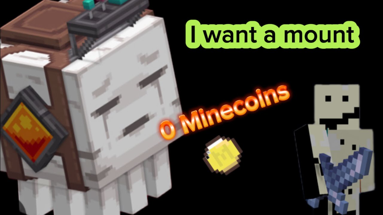ME trying to get a mount in hive bedrock Minecraft server (FUNNY MEME ...