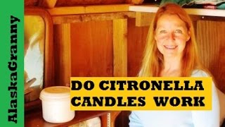 Do Citronella Candles Work...How To Stop Mosquitoes Bites