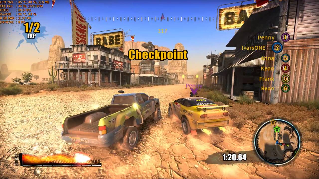 Insane 2 Walkthrough Part 12 - "Own`s Party: Wild West" - YouTube