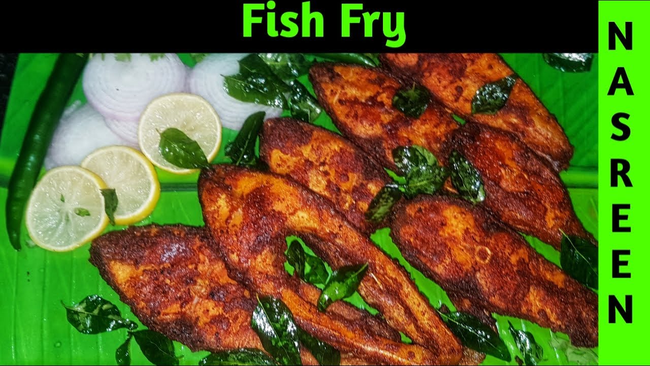 South Indian Fish Fry Recipe | Crispy Fish fry with Eng subtitles ...
