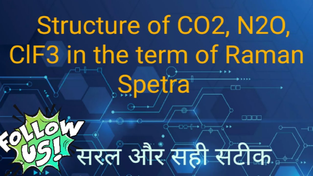 Structure of CO2, N2O, ClF3 in the term of Raman Spetra - YouTube