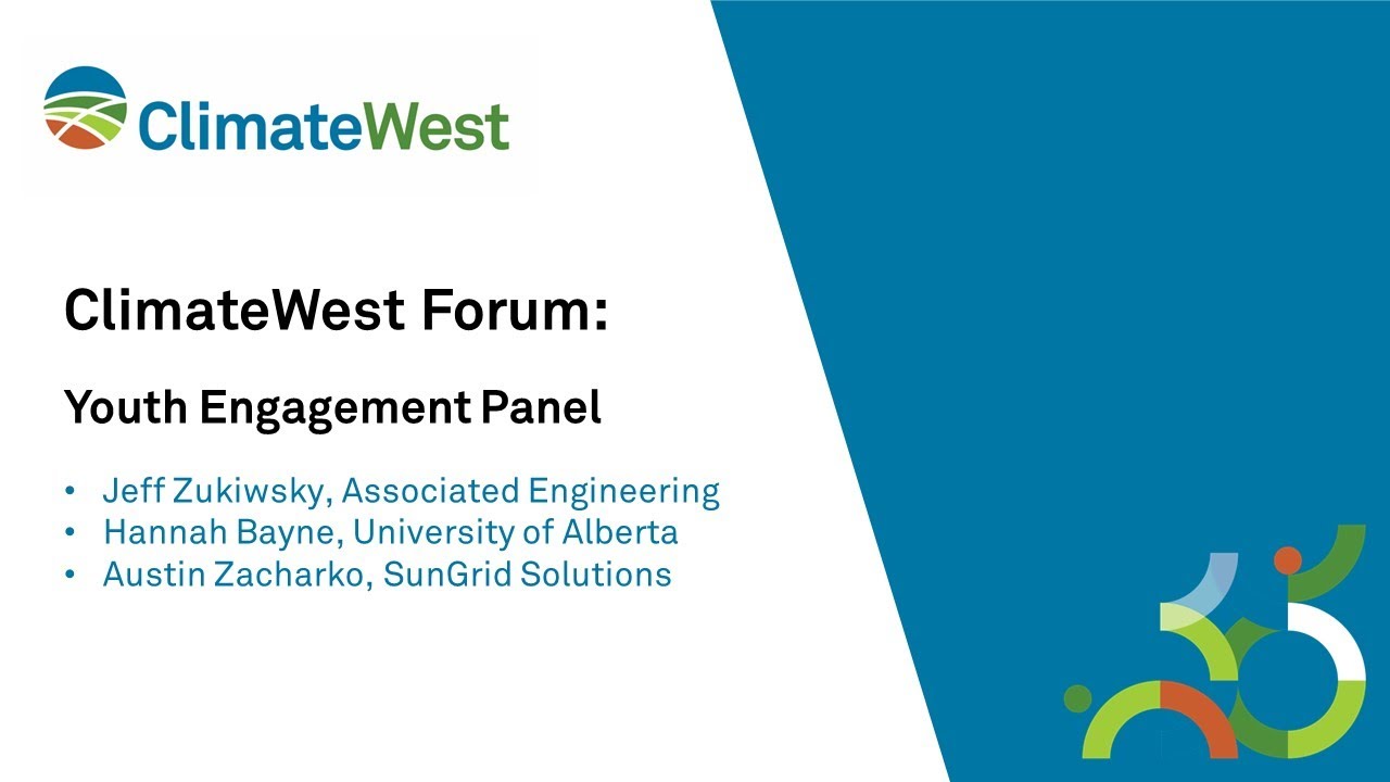 Youth Engagement Panel, ClimateWest 2024 Forum - YouTube