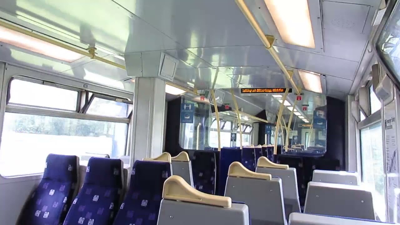 UK: On board a Greater Anglia Class 322 EMU (ex Northern) leaving ...
