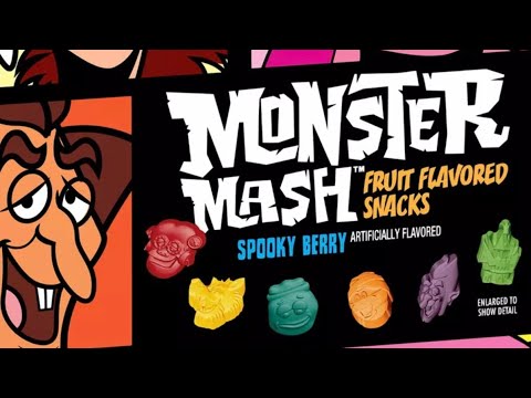 Monster Mash Fruit Snack Review - YouTube
