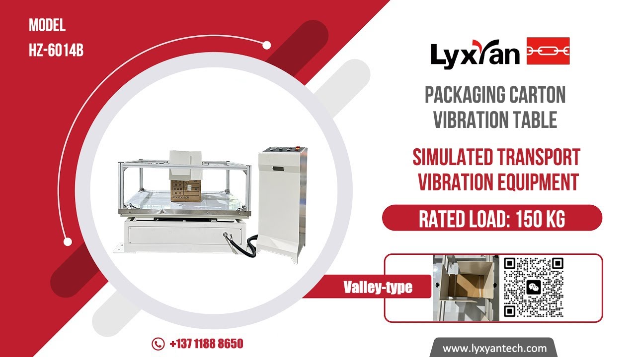 Carton Simulation Transport Vibration Testing Equipment 150KG Rated ...