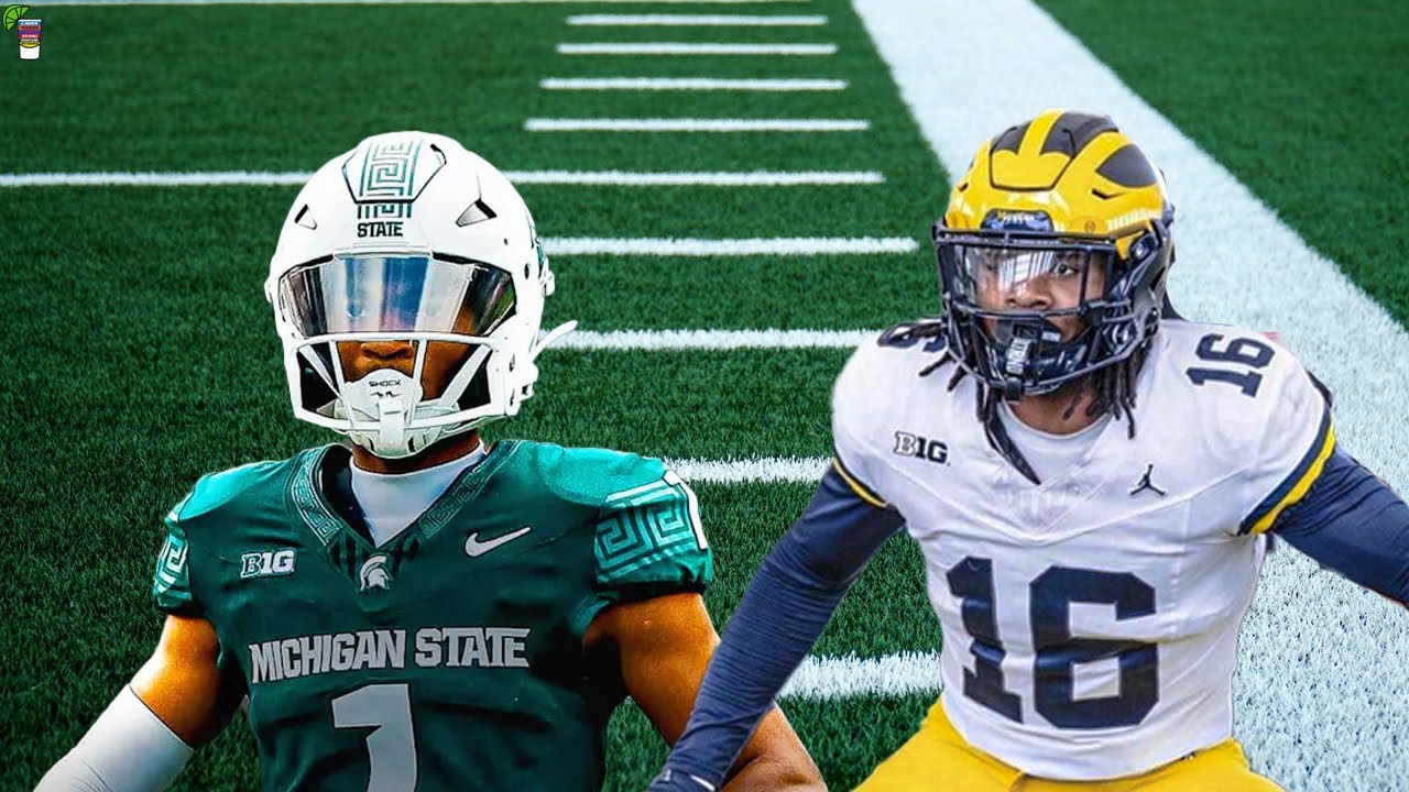 Michigan and Michigan State Football Players Switching Sides - YouTube