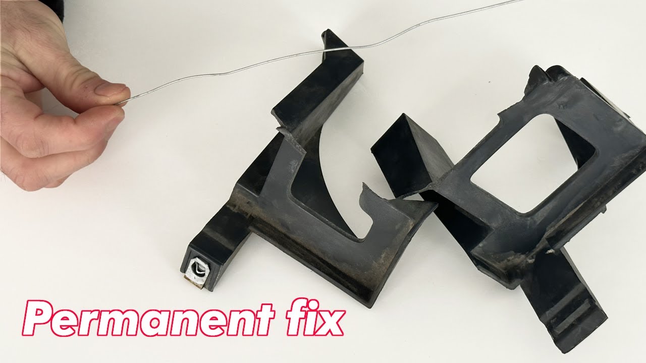 How To Plastic Weld & Fix Broken Or Cracked Plastic 2 - YouTube