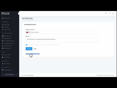 Öneri Şikayet gönderen müşteriye SMS gönderebilir miyim?