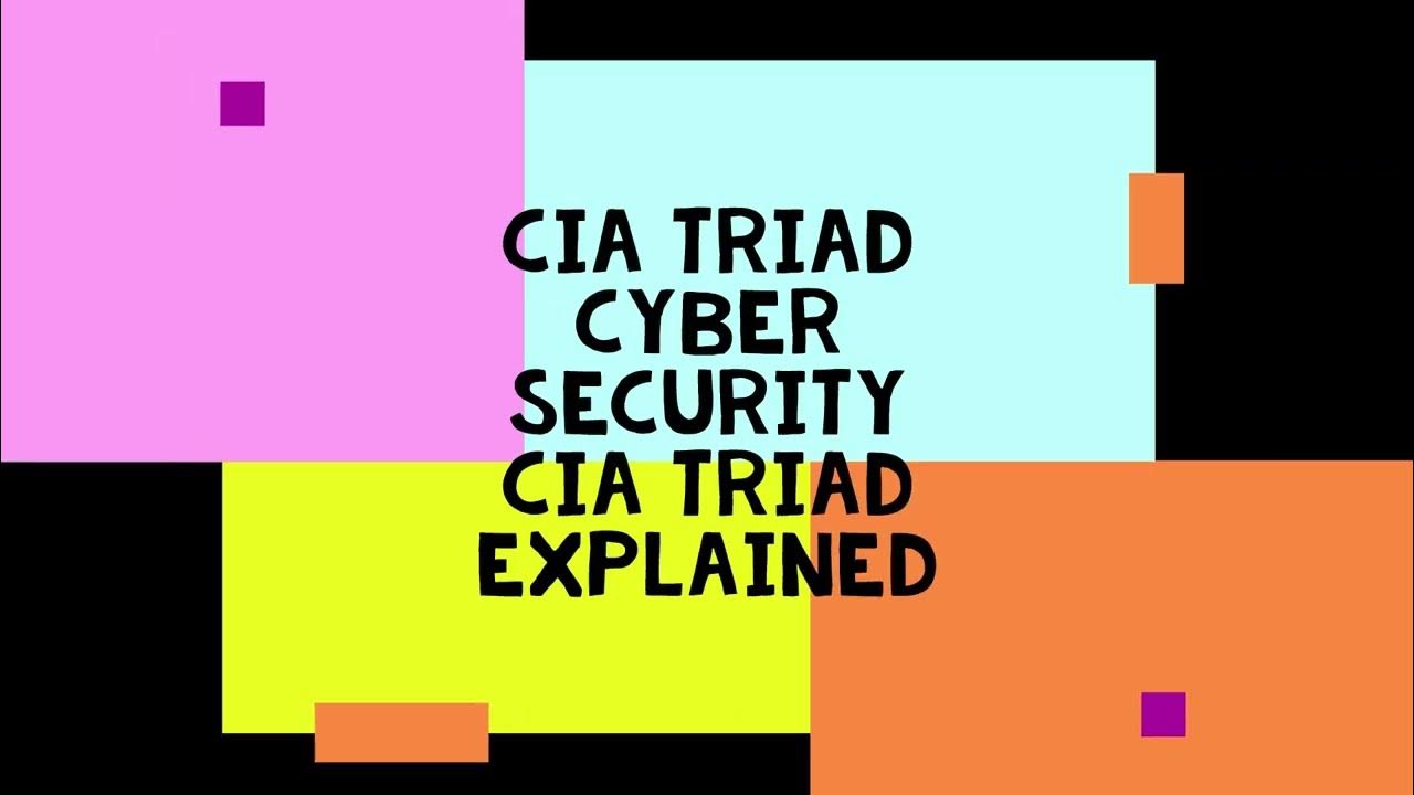 CIA Triad | Cyber Security CIA Triad Explained in Details - YouTube