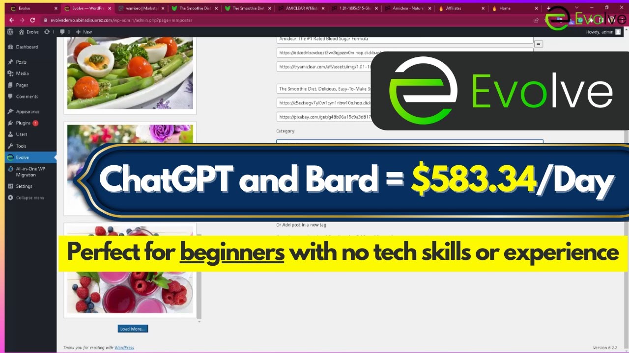 How To Make $500+ per Day using Chat-GPT + BARD : Evolve Pro™ App By ...