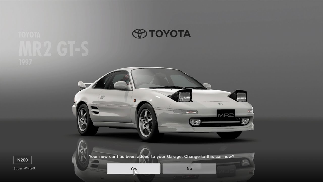 Gran Turismo™SPORT | Toyota MR2 GT-S | Test Race - YouTube