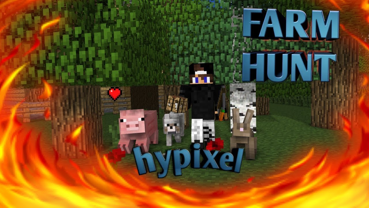 FARM Hunt hypixel "Первый ролик на hypixel" - YouTube
