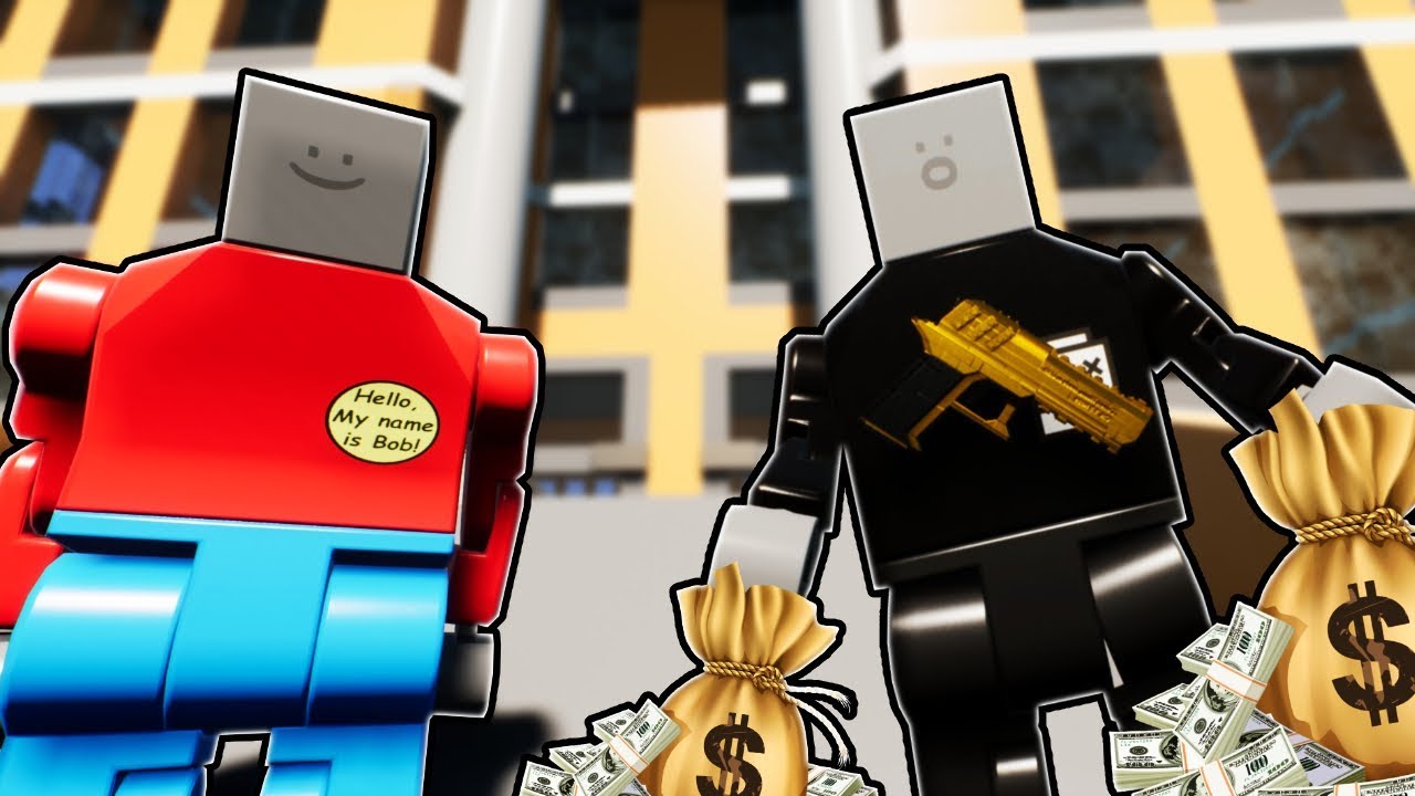 GETTING JOBS AS LEGO THIEVES?! (Brick Rigs Gameplay Roleplay) Lego Bank ...