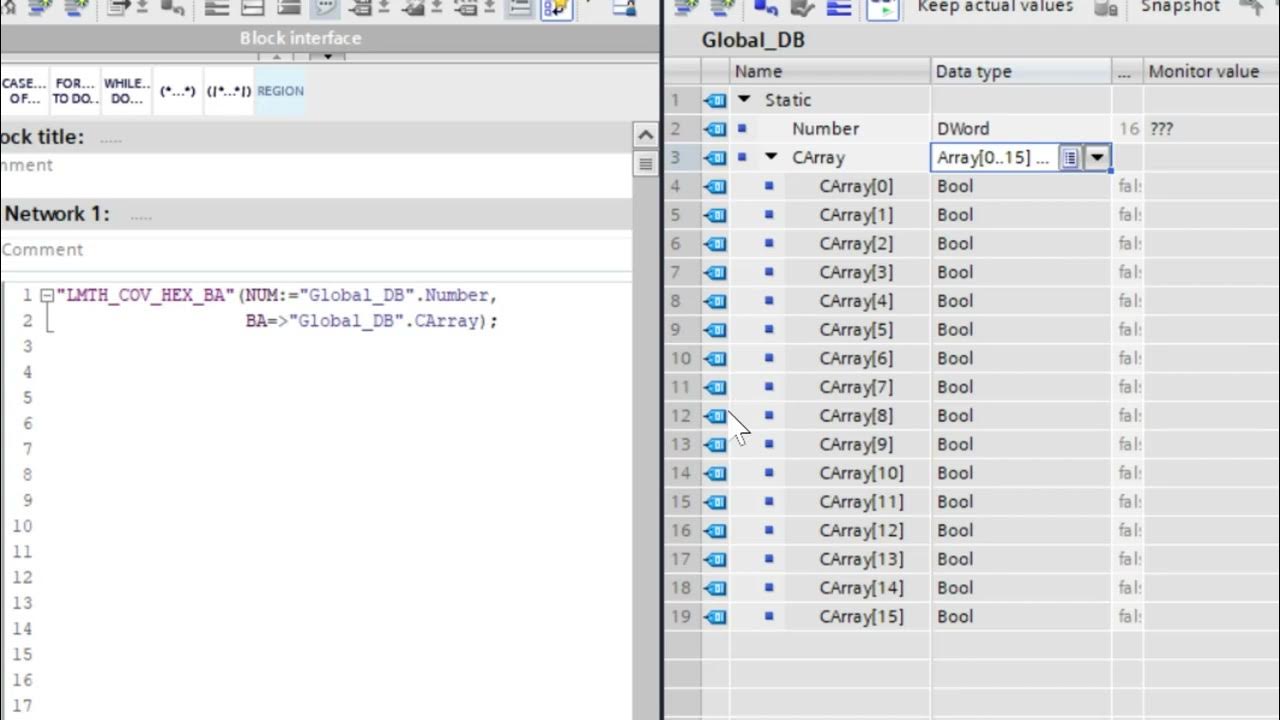 Convert HEX to Bool Array - YouTube