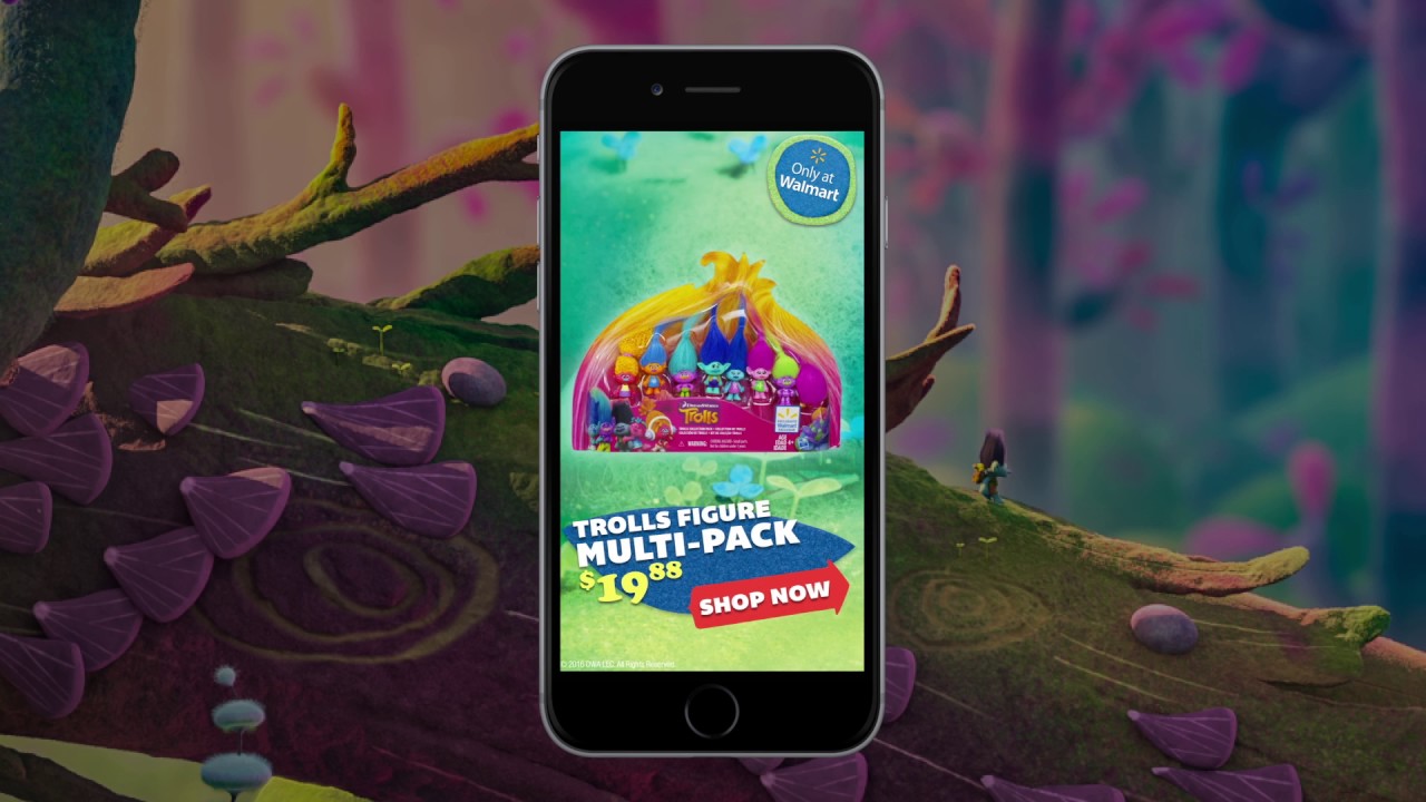 Walmart: Trolls Canvas Ad - YouTube