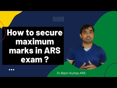 How to secure maximum marks in ARS exam ? - YouTube