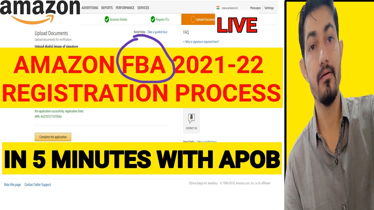 How to Register For Amazon FBA |How to start Amazon FBA 2021 - YouTube