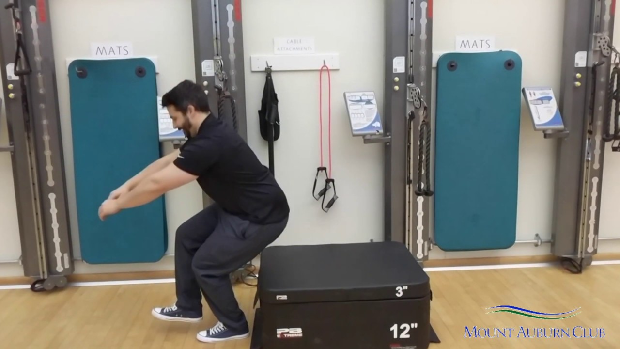 Single-Leg Squat Demo from Personal Trainer - YouTube