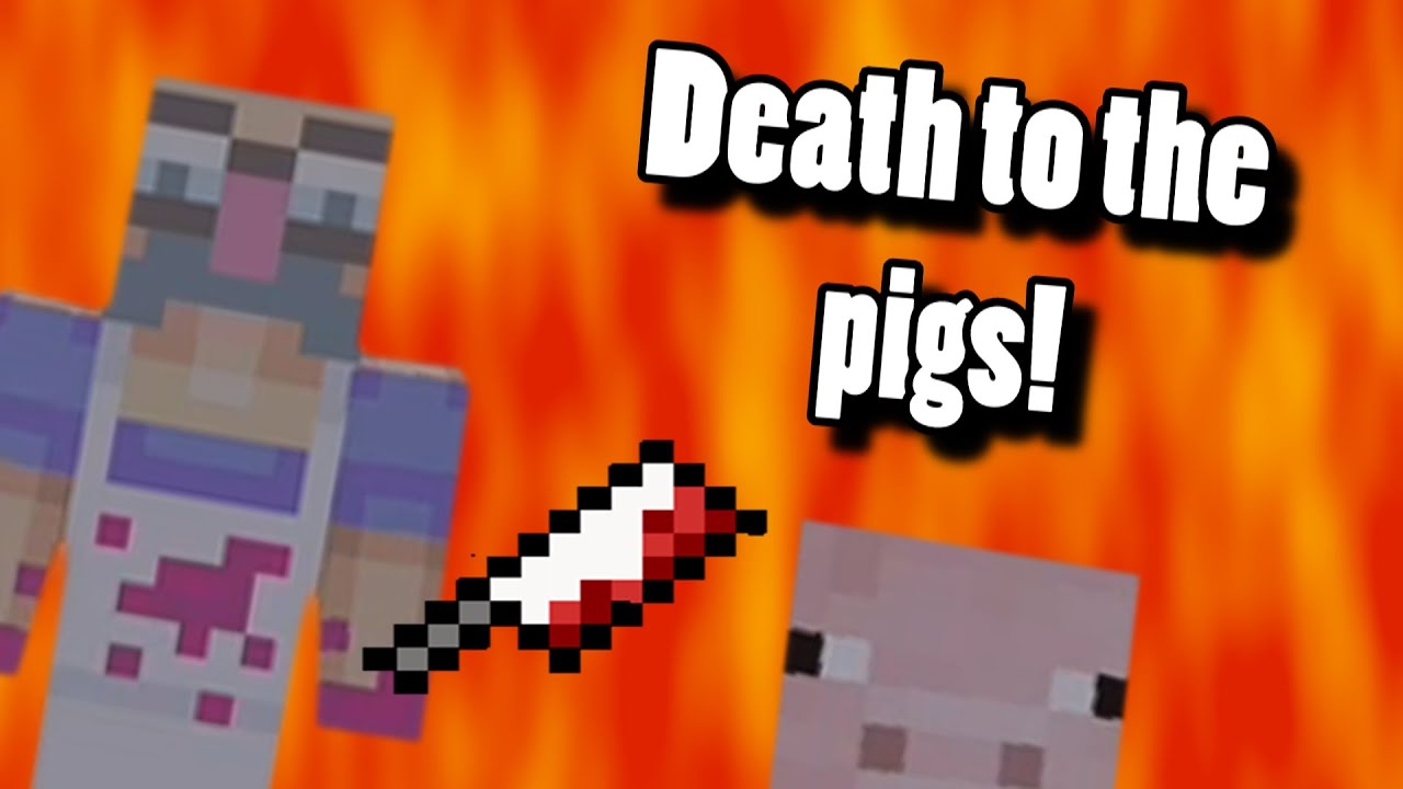 Minecraft Fanfiction: Death to pigs! |minecraft short| - YouTube