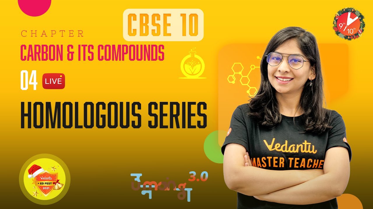 Carbon & Its Compounds L-4 | Homologous Series | CBSE Class 10 ...