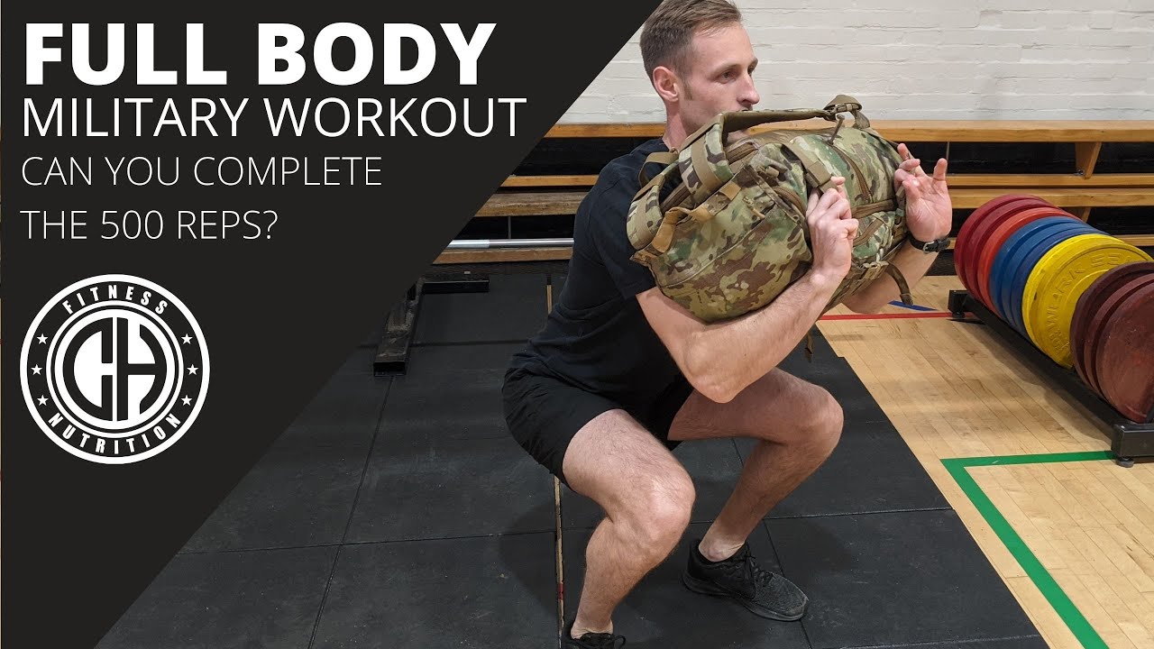 Full Body Military Workout | Can you complete the 500 reps? | British ...