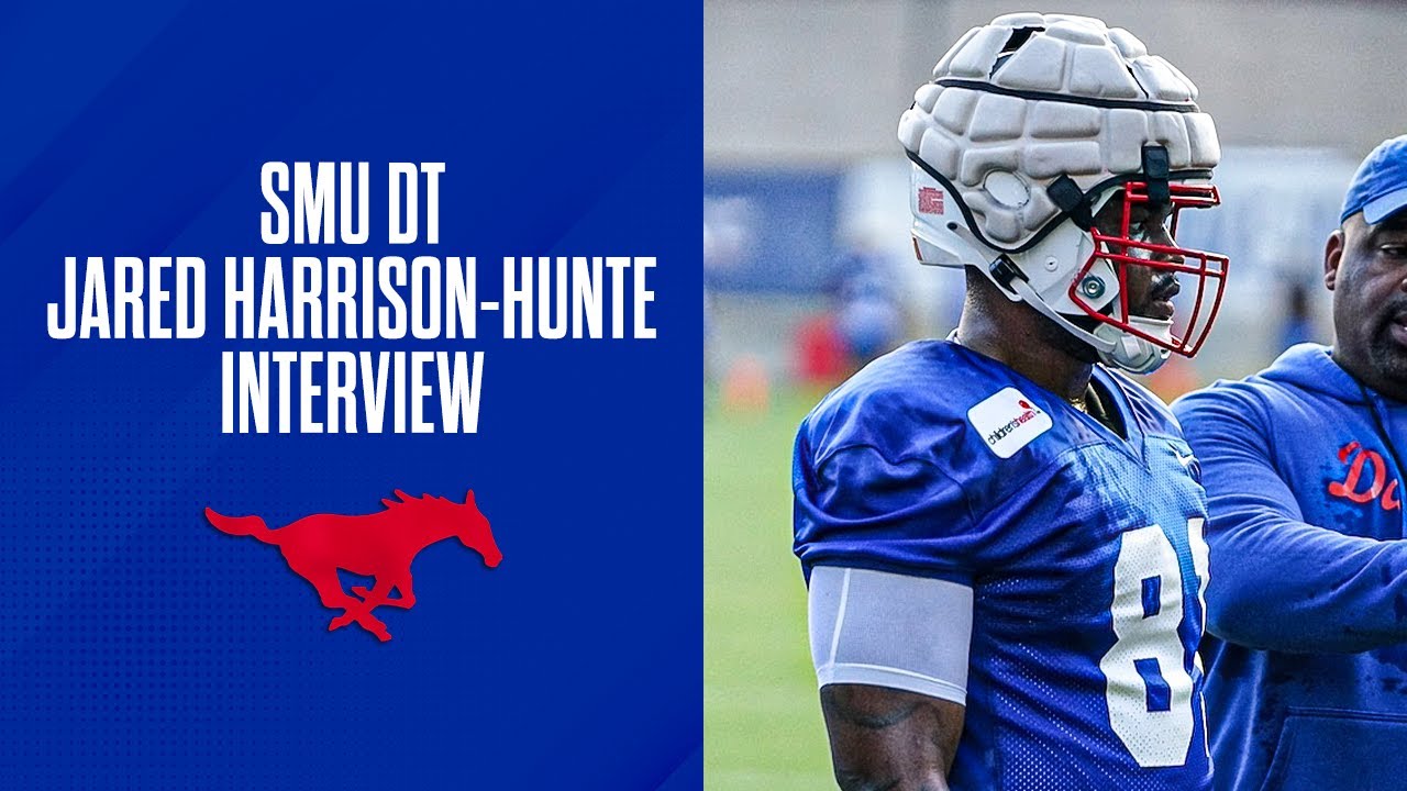 Jared Harrison-Hunte on transferring from Miami to SMU, expectations for Mustangs in 2024 - YouTube