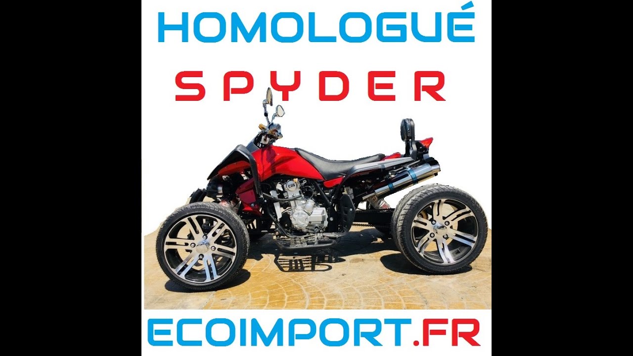 Quad SPY RACING homologué route pas cher ecoimport avis 4 **** Super ...