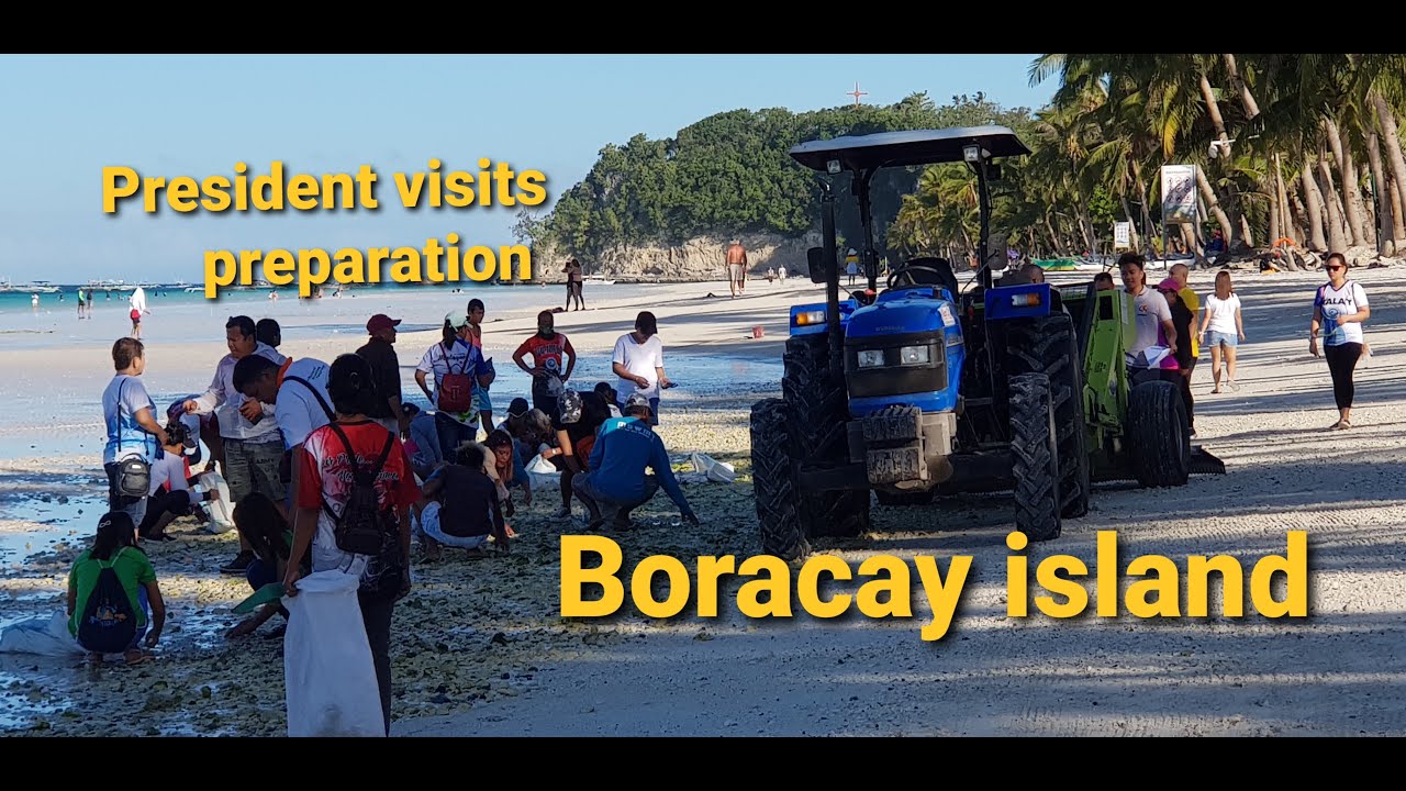 This Happens whenever President Duterte visits Boracay island - YouTube