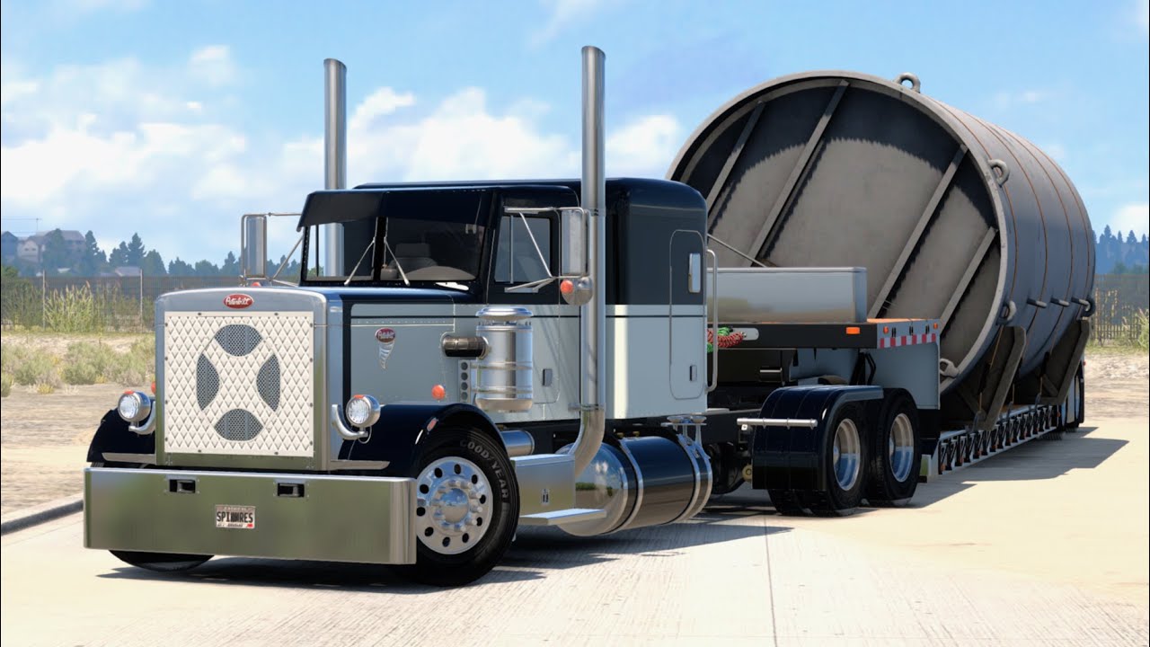 Ruda's Lowboy - Peterbilt 359 by FLX - ATS 1.46 - YouTube
