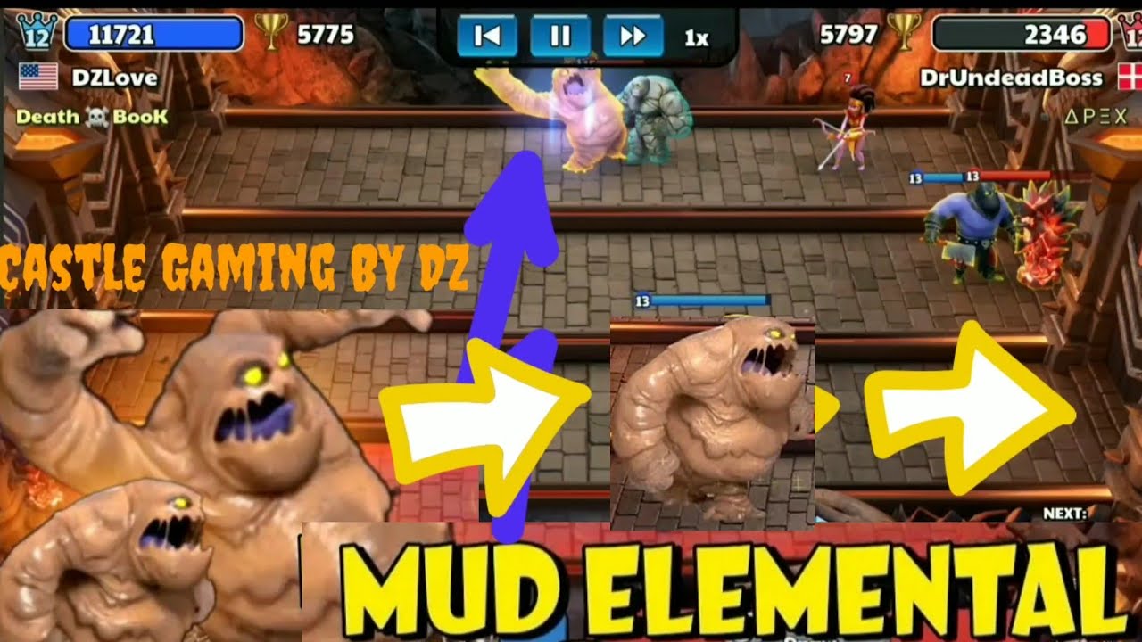 Mud Elemental Deck 😱 Castle Crush 🏰 New Strategy Gameplay 🔥 ...