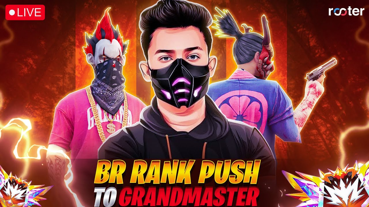 🔴[LIVE] Day 3 - BR RANKED PUSH TO GRANDMASTER ! SCORE 4462 ! #freefire ...