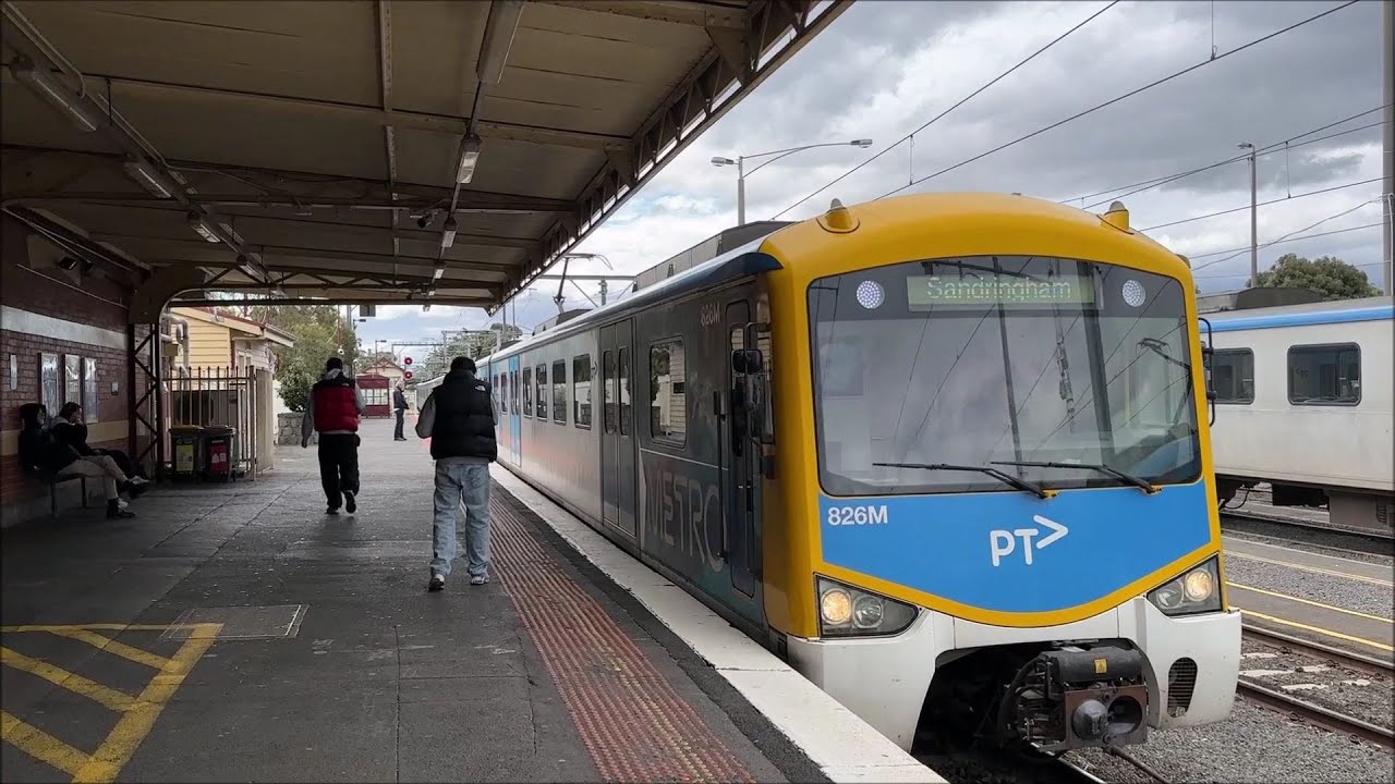 【オーストラリア】 メルボルン サンドリンガム線 サンドリンガム～ハンプトン 車窓風景 Sandringham line ...