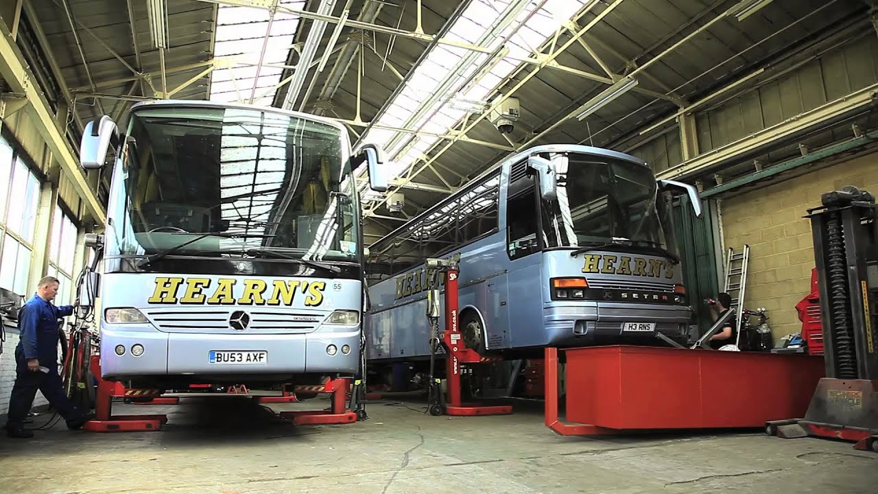 Hearn's Coaches - Coach Hire in Harrow, North West London - YouTube