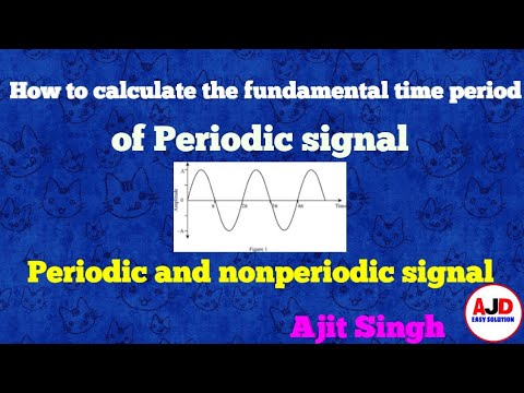 Fundamental time period calculation || Periodic and non-periodic signal ...