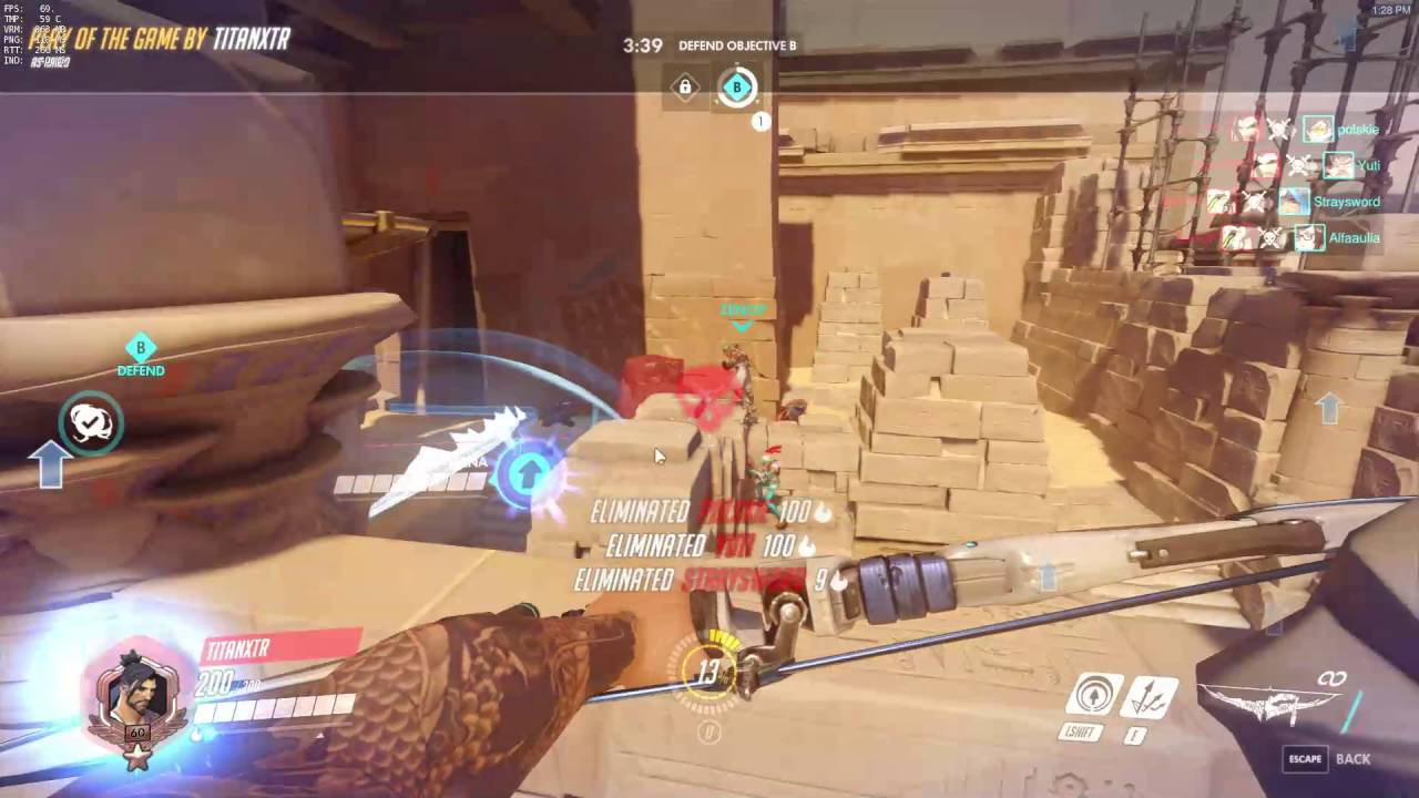 OVERWATCH : HIGHT LIGHT HANZO #1 - YouTube