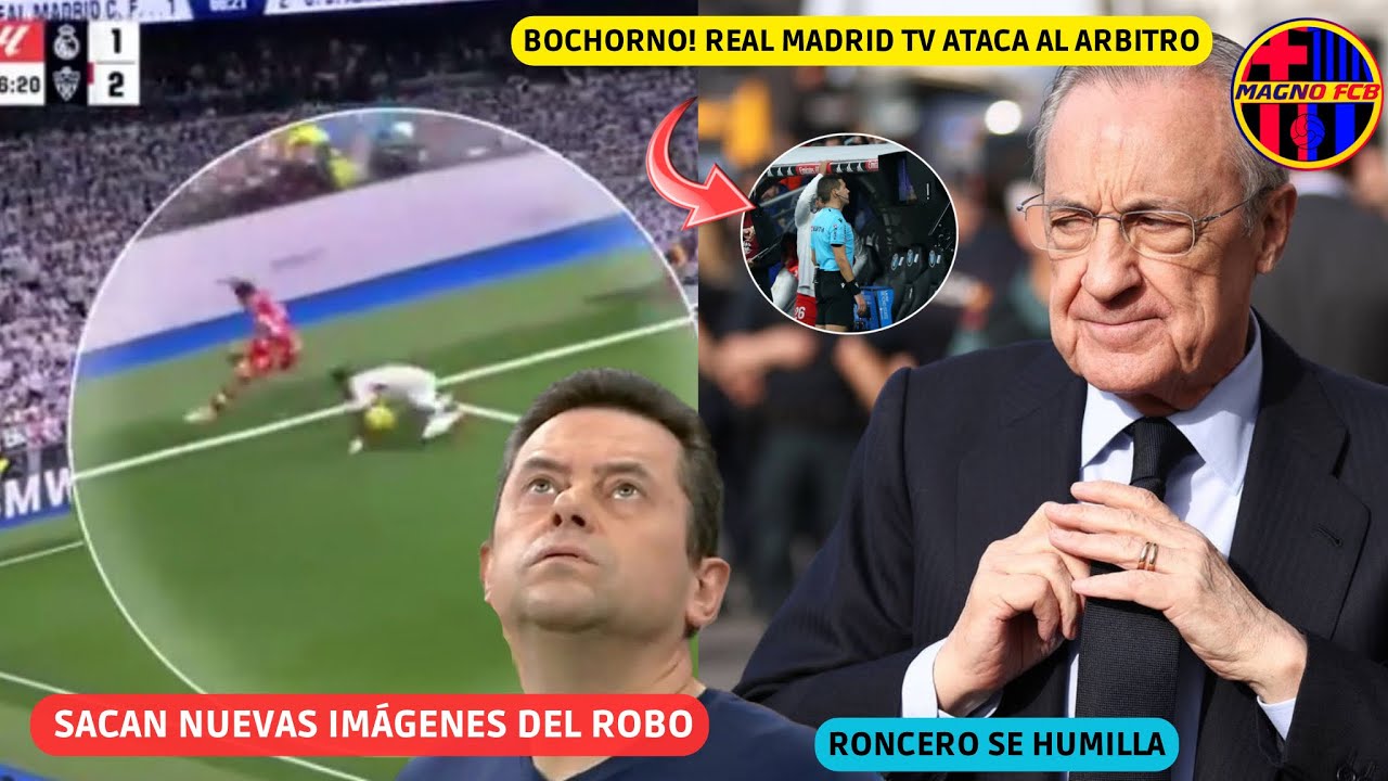 💥 EL ALMERIA SACA NUEVAS IMÁGENES DEL ROBO EN EL BERNABEU! RONCERO Y ...
