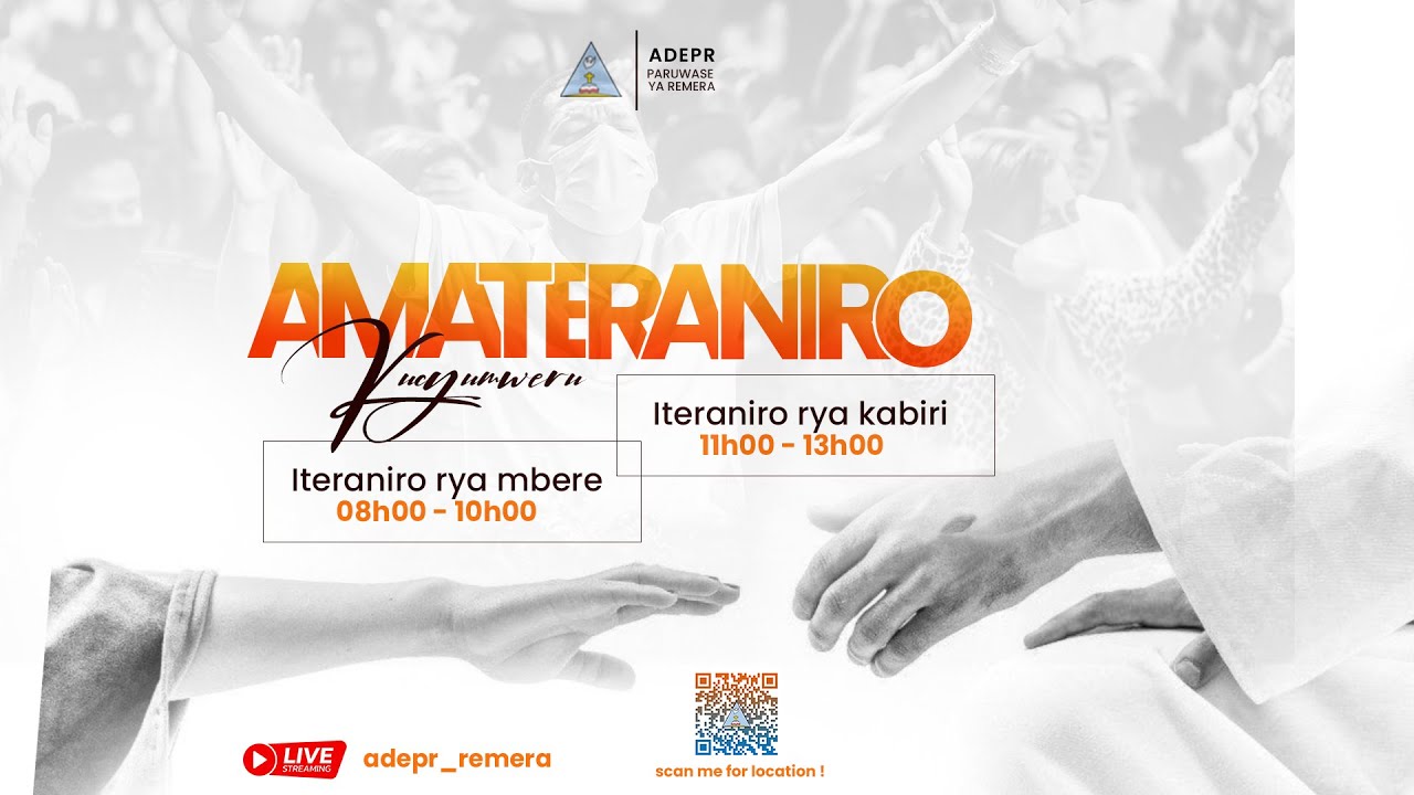 LIVE: ADEPR REMERA / ITERANIRO RYA KABIRI // TALIKI: 18 Gicurasi 2025 ...