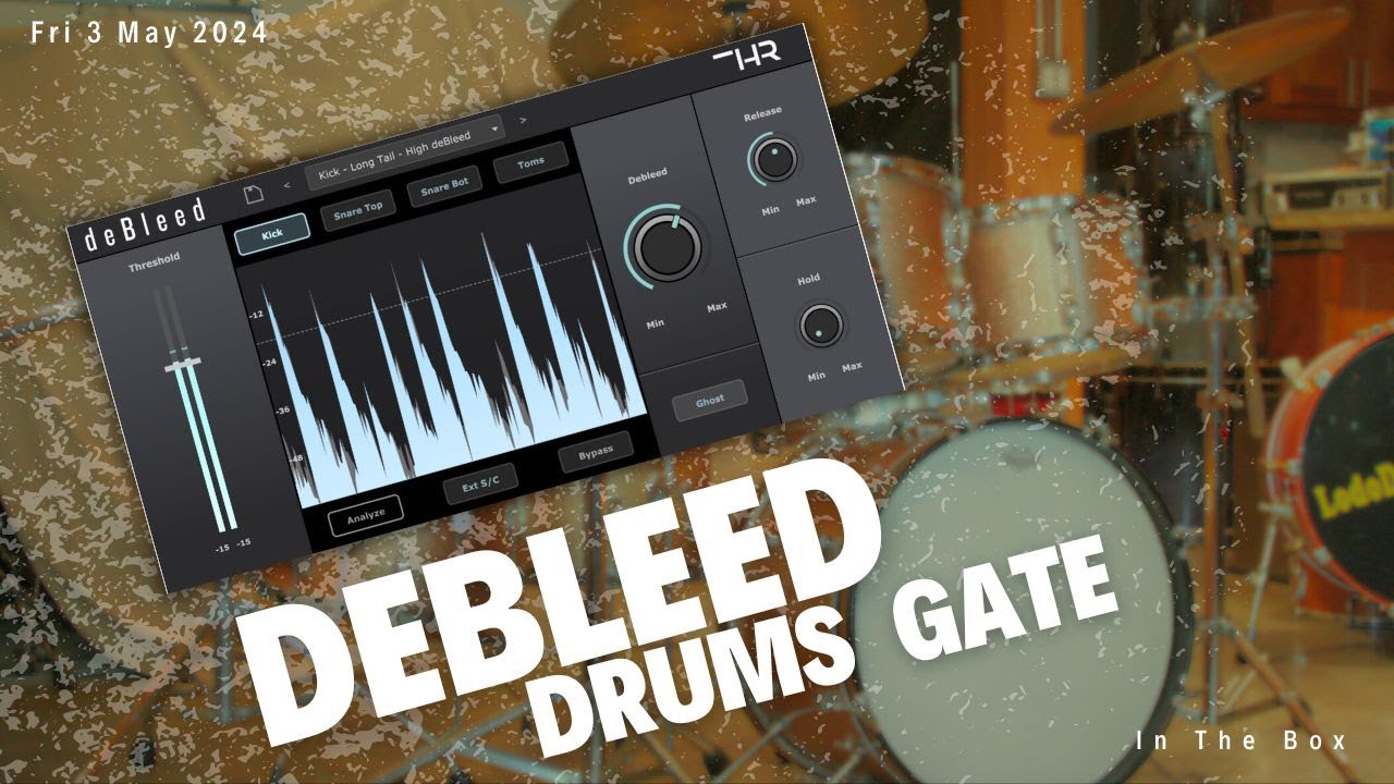 Intelligent Drum Gate | deBleed Plugin by THR - YouTube