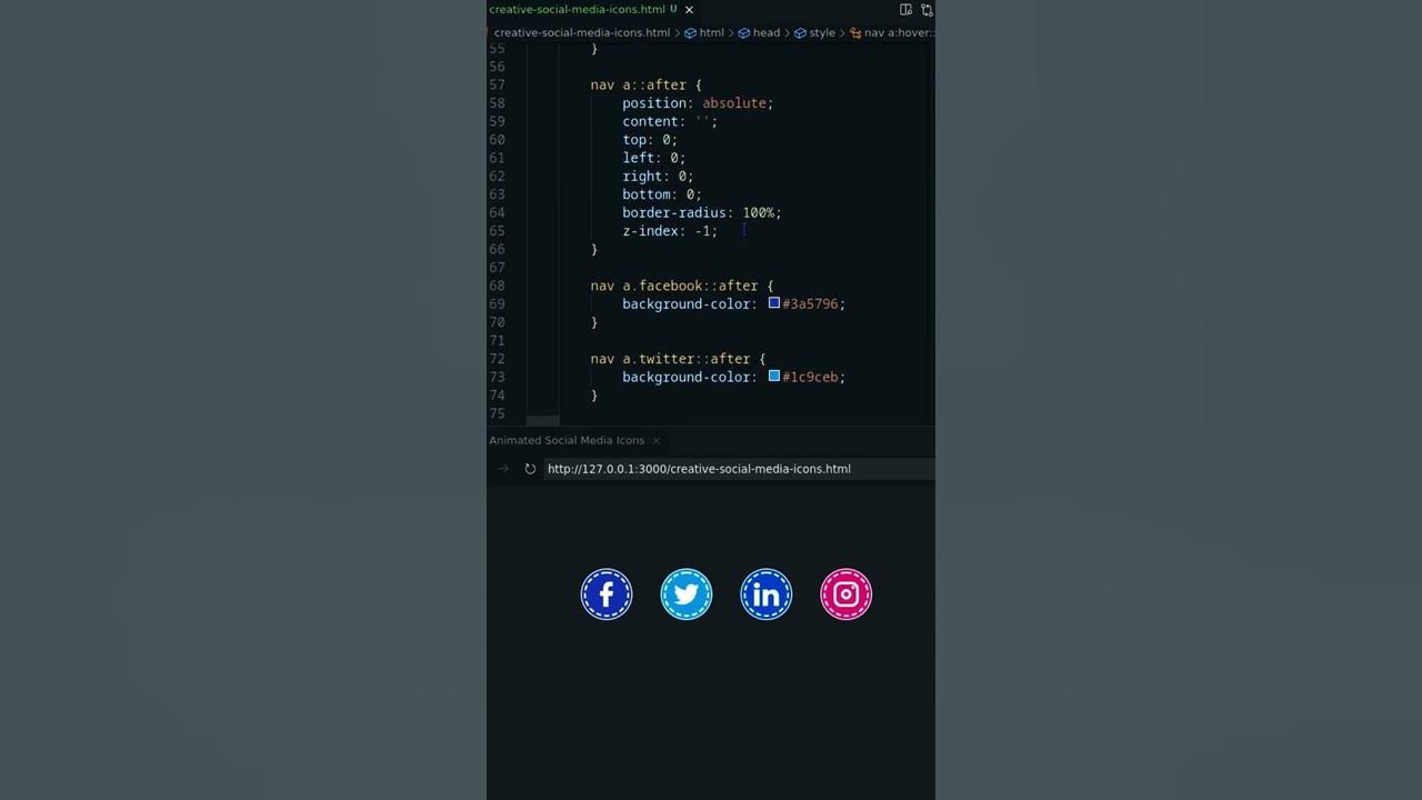 How To Create Icon Button With Animated Hover Effect Using Html Css Only Geekboots Youtube 6706