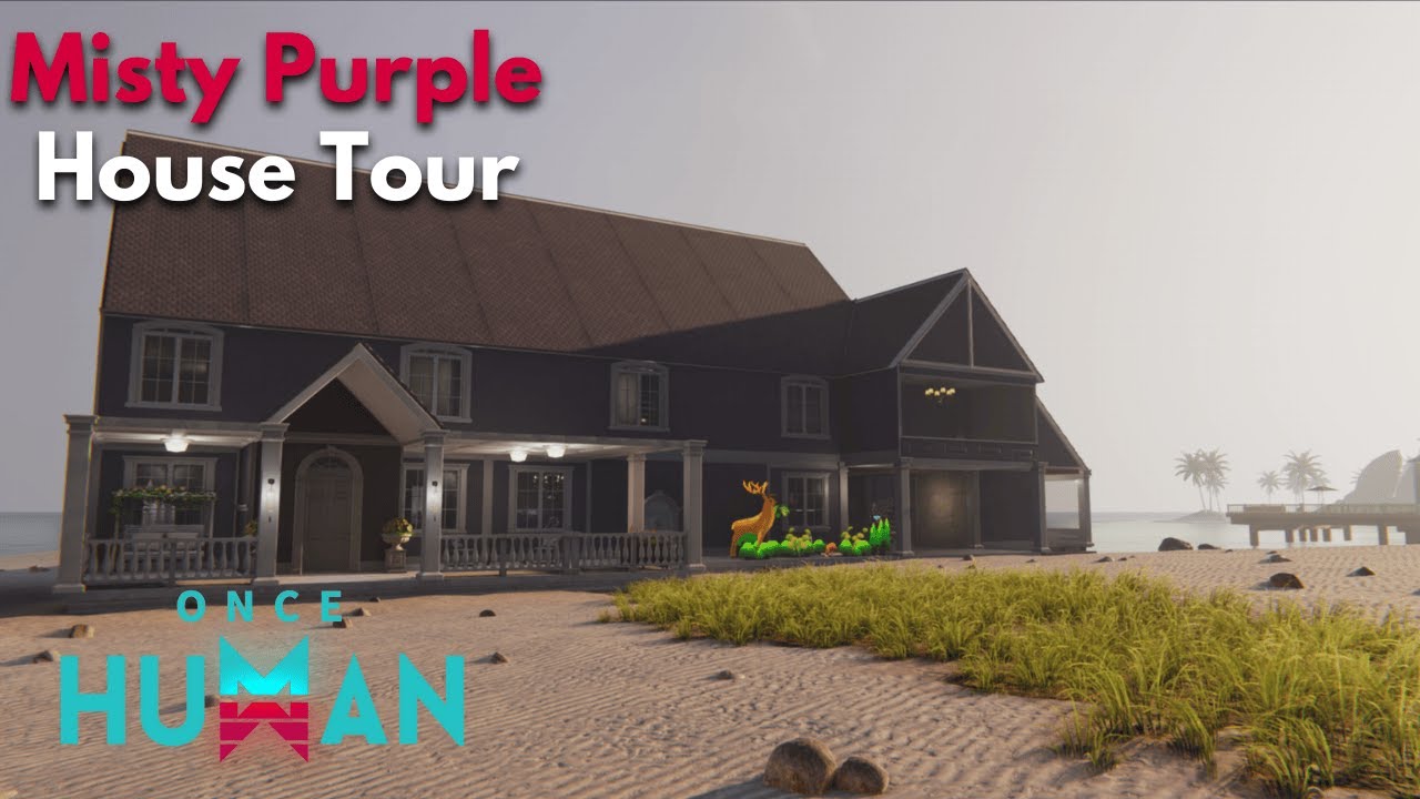 Once Human - Romantic Misty Purple Build Tour - YouTube