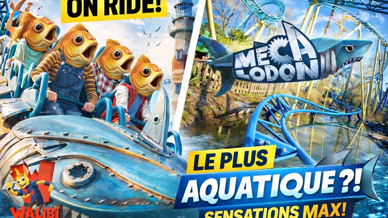 MECALODON On-ride video (POV) Walibi Belgium - YouTube