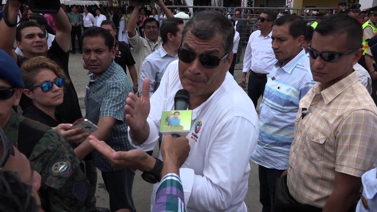 PRESIDENTE CORREA HABLÓ EN EXCLUSIVA PARA EL INFORMATIVO DEL GAD ...