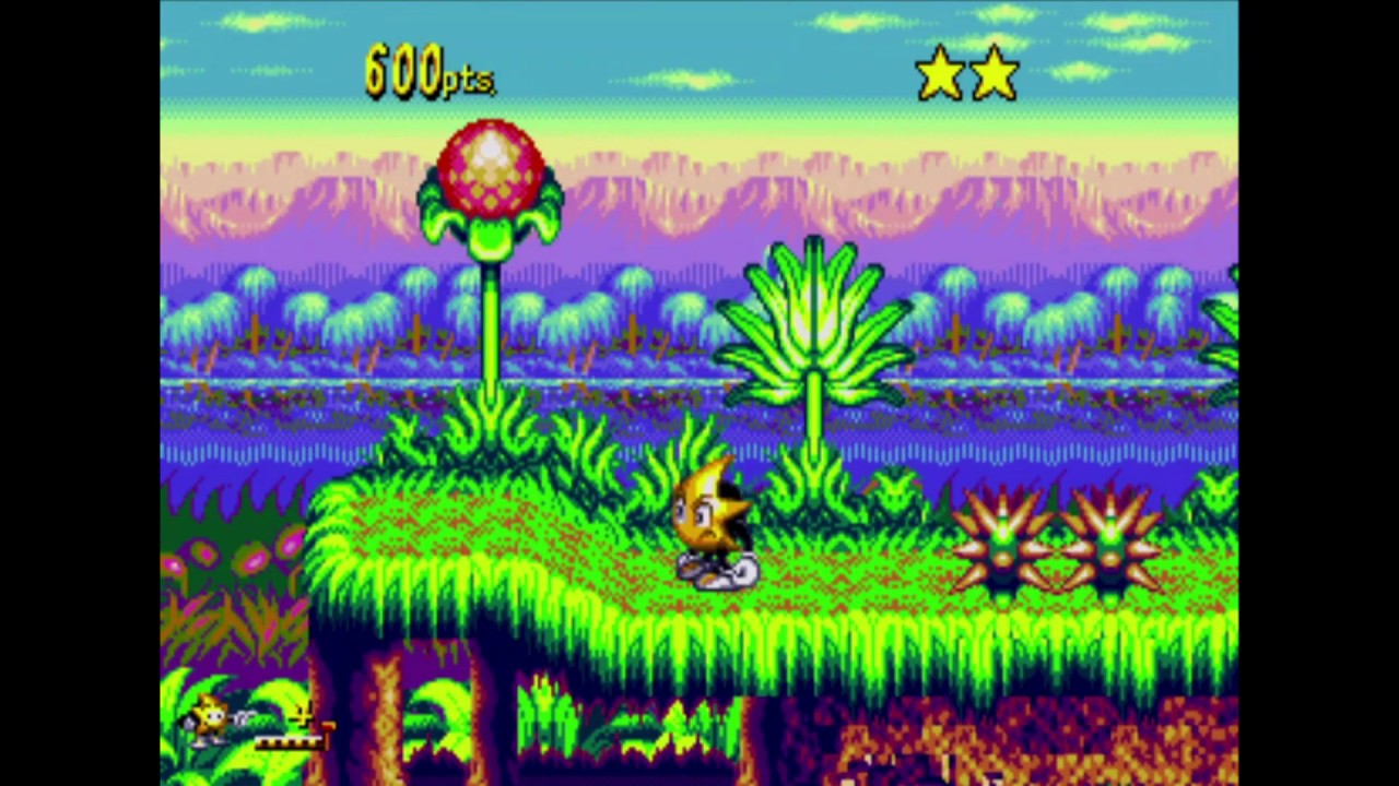 Ristar Walkthrough - Part 1: Planet Flora - YouTube