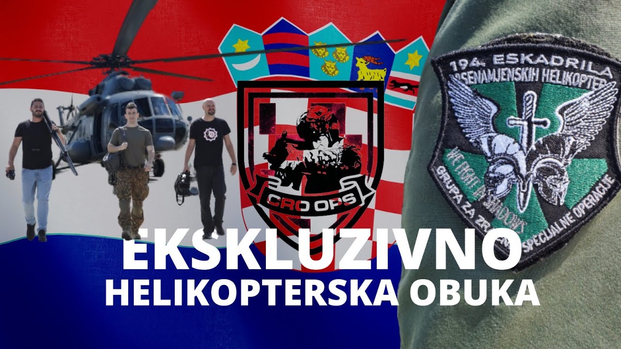 CRO OPS 50 | Ekskluzivna reportaža | Helikopterska obuka ZSS | Croatian ...