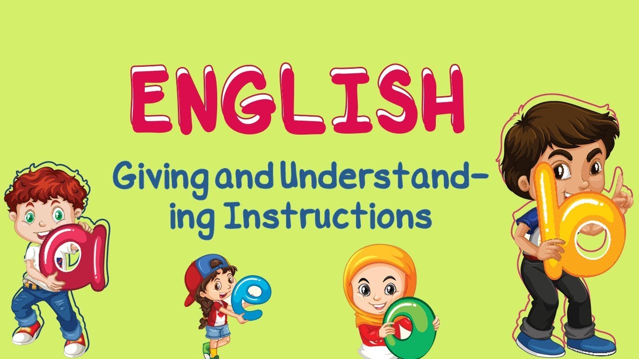 English | Giving and Understanding Instructions - YouTube