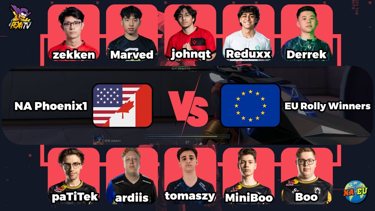 NA Phoenix1 vs EU Rolly Winners MAÇ ÖZETİ | VALORANT Ludwig x Tarik ...