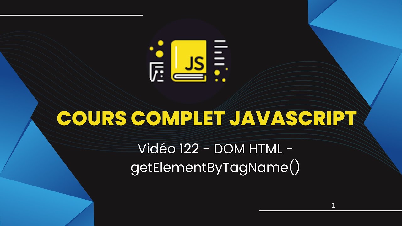 Vidéo 122 - DOM HTML - getElementByTagName() - YouTube