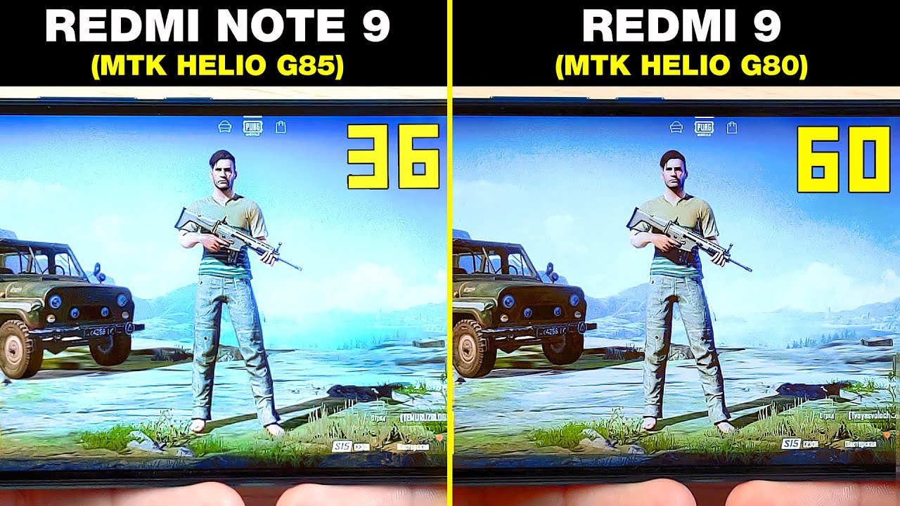 REDMI 9 vs REDMI NOTE 9 - БОЛЬШОЕ СРАВНЕНИЕ В ИГРАХ!🔥 FPS +НАГРЕВ ...