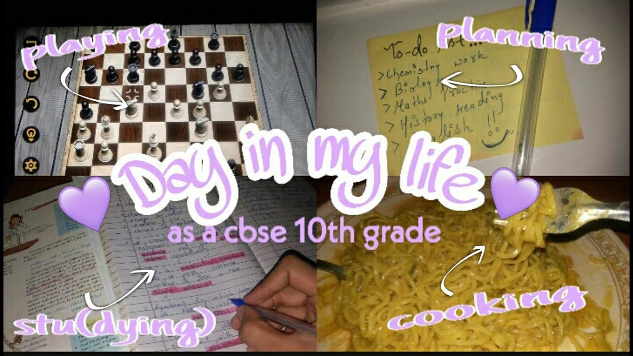 A day in my life as a CBSE 10th grader(notes making, studying, cooking ...
