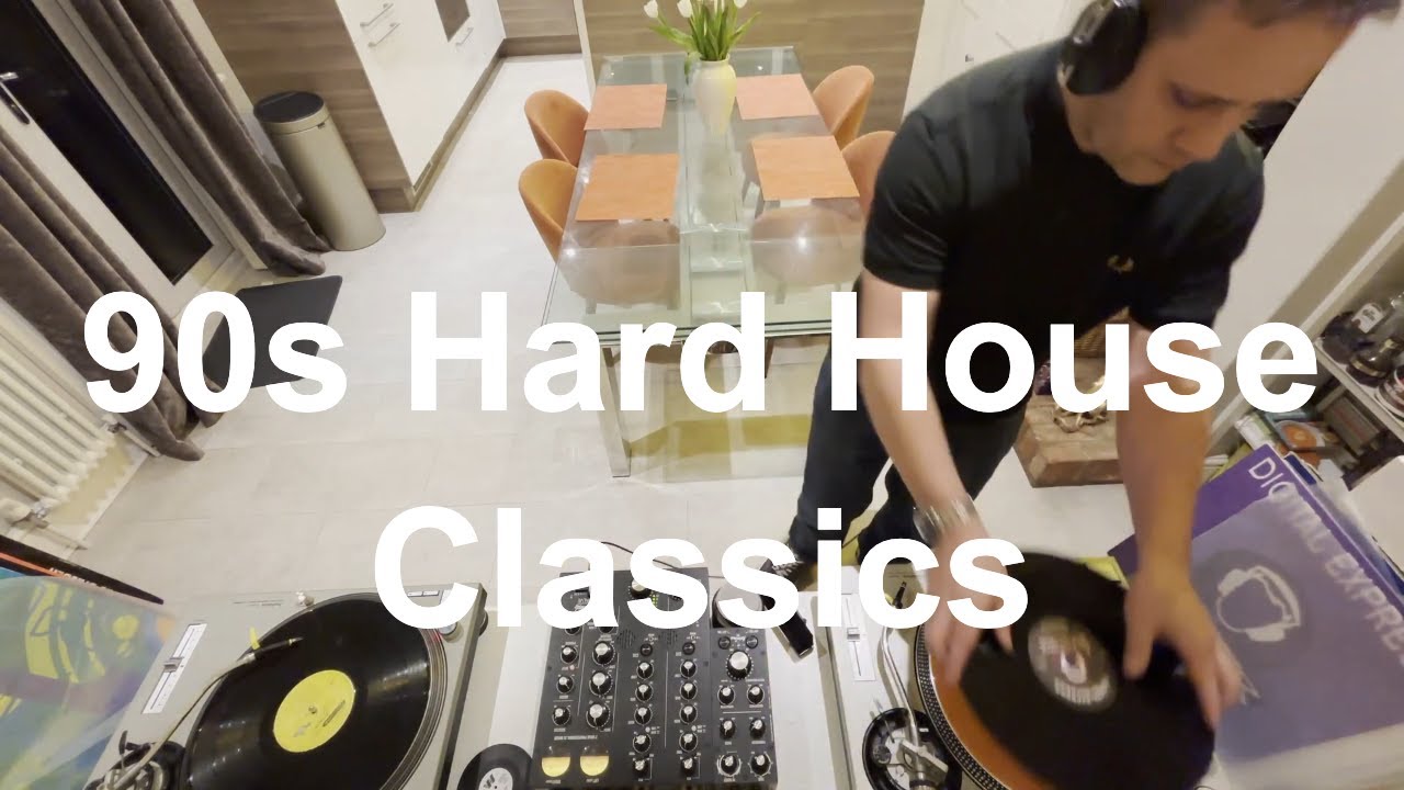 90s Hard House And Trance music Mix - 100% vinyl dj set - YouTube